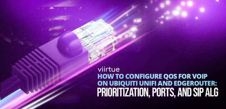 Configure QoS For VoIP with Ubiquiti Gateways - Viirtue
